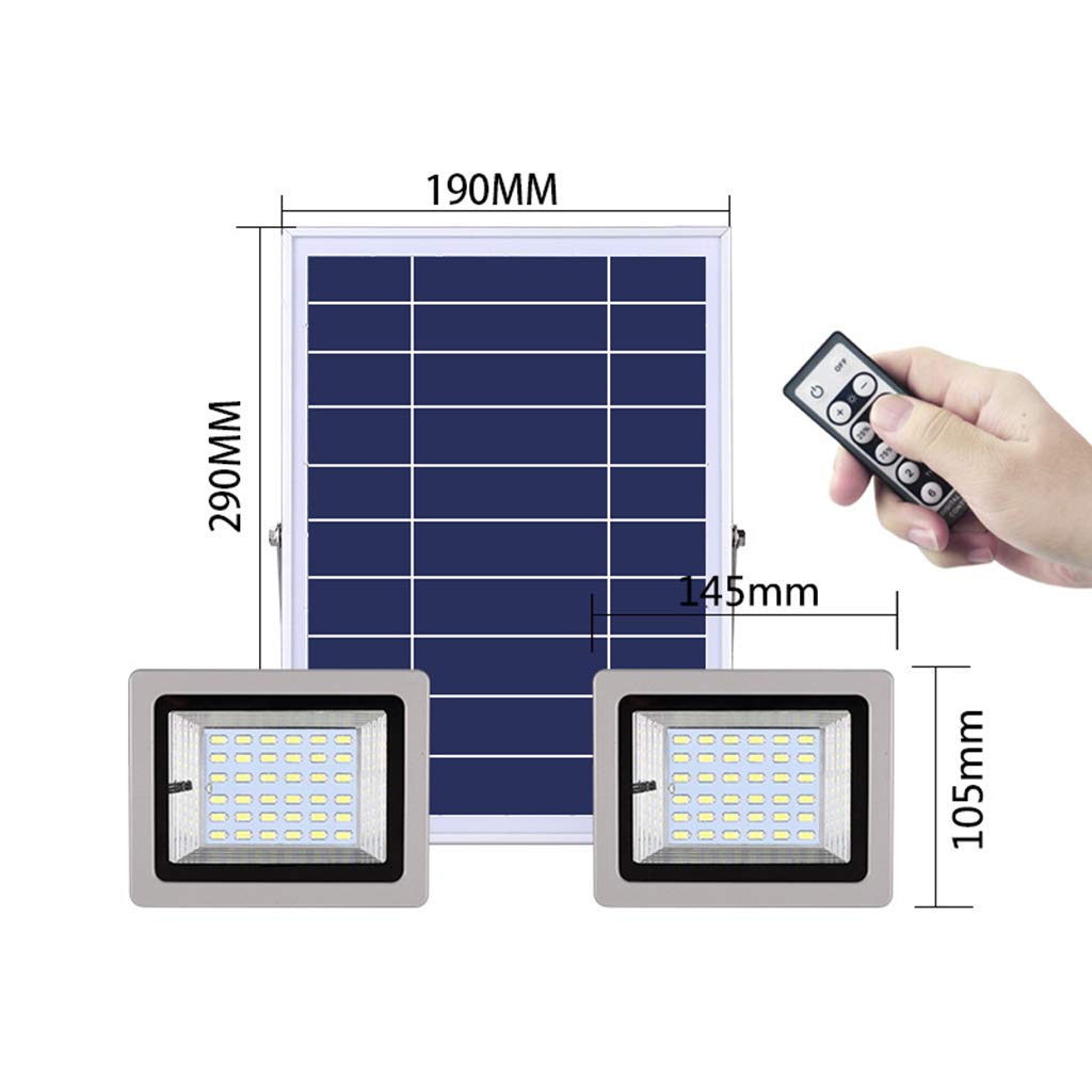 Solar Light Outdoor Home Garden Light, LED Intelligent Light Control Induction Light Waterproof Garden Light Landscape Light with Remote Control