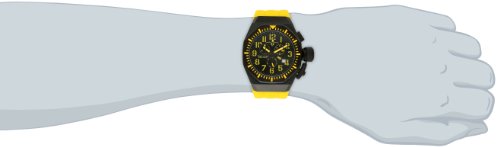 Swiss Legend Men's 10540-BB-01-YA Trimix Diver Chronograph Black Dial Yellow Silicone Watch