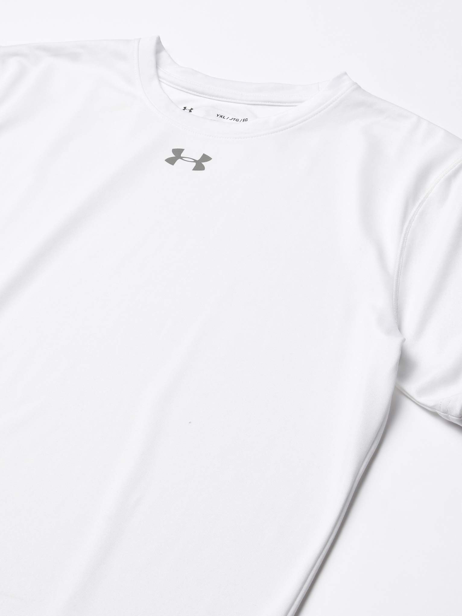 Under Armour Locker Tee Short-sleeve T-shirt, White (100)/ Graphite, Youth Large
