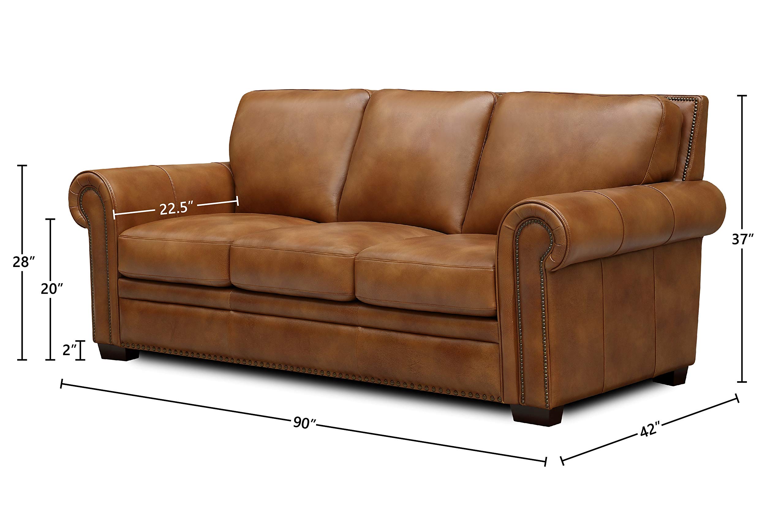 Toulouse Top Grain Leather Sofa