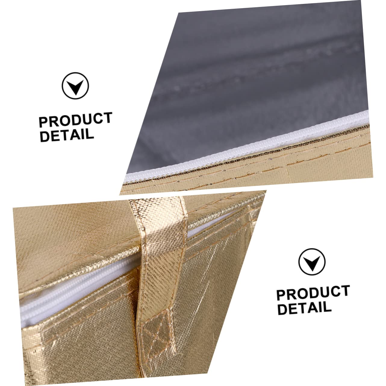 TIDTALEO 1Pc insulated portable Insulation bags Cake Cooler Bag ice bag grocery tote bag zip tote bag non-woven fabric lamination cake printable