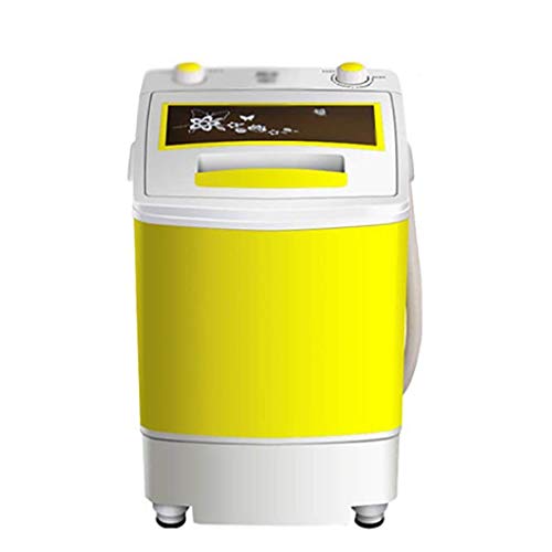 Yellow Washing Machine,Portable Washing Machine for Compact Capacity, Spin Combo Dorms Apartments College Rooms