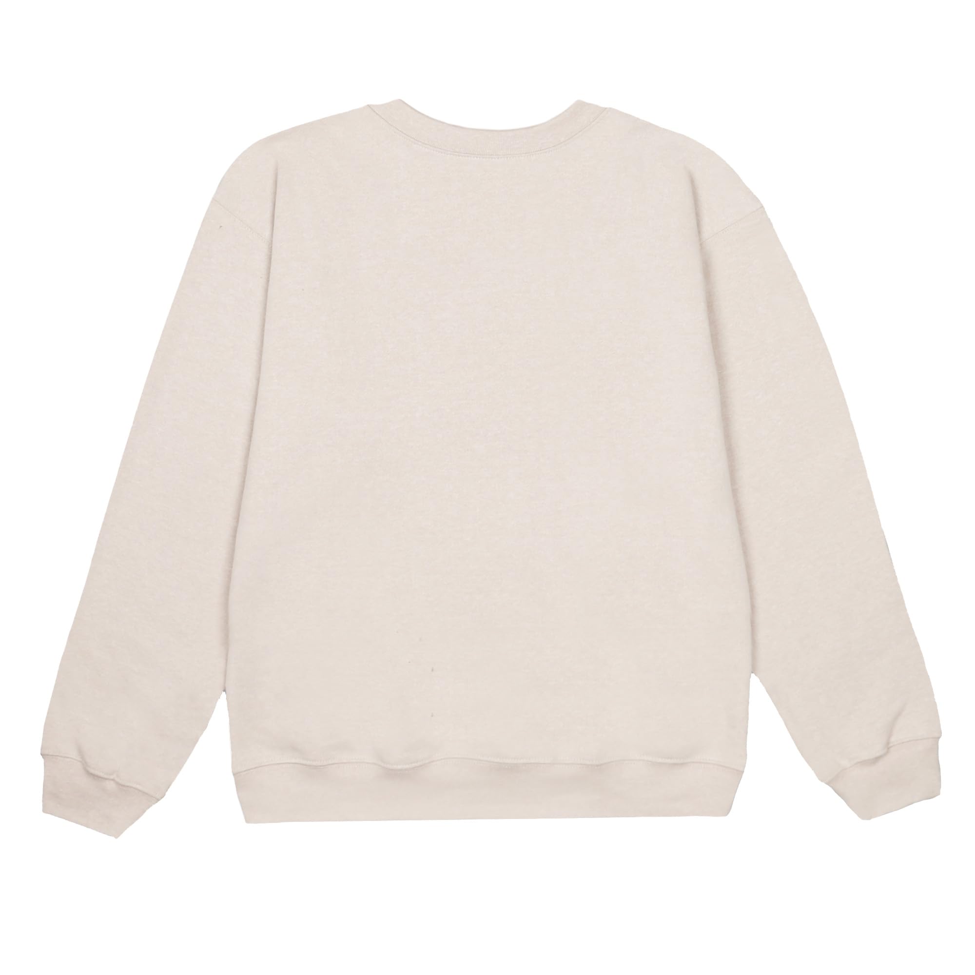 Suburban Riot Elvis Presley Official Relaxing Willow Women's Long Sleeve Fleece Sweatshirt (Small) Cream
