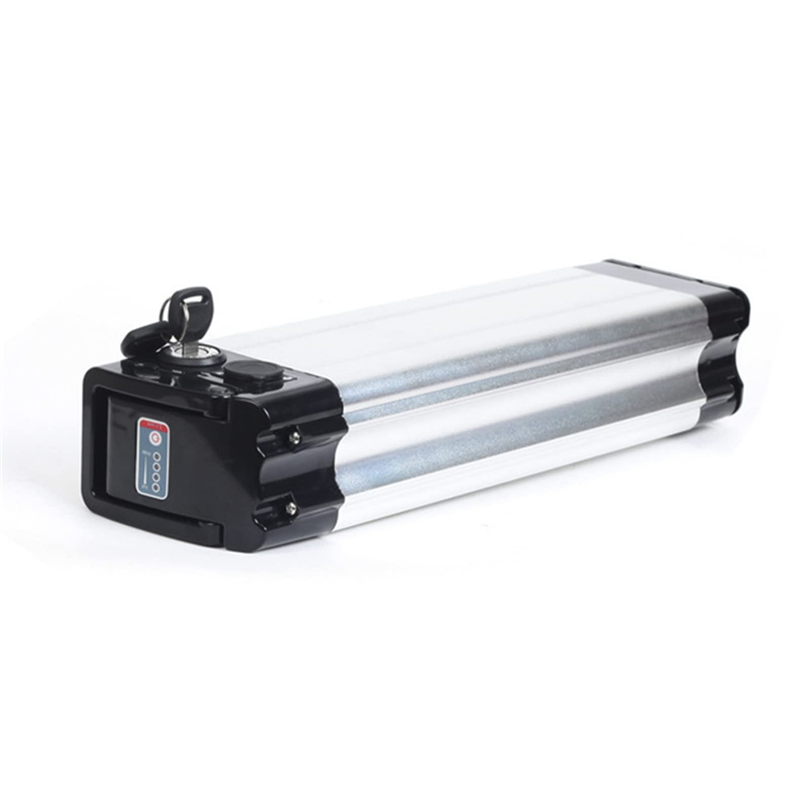 ZJDU Ebike Battery, 24V Silver Fish E-Bike Lithium Battery,with 29.2V 2A Charger and Safe Lock,for 200~350W Motor Ebike,24V 25Ah