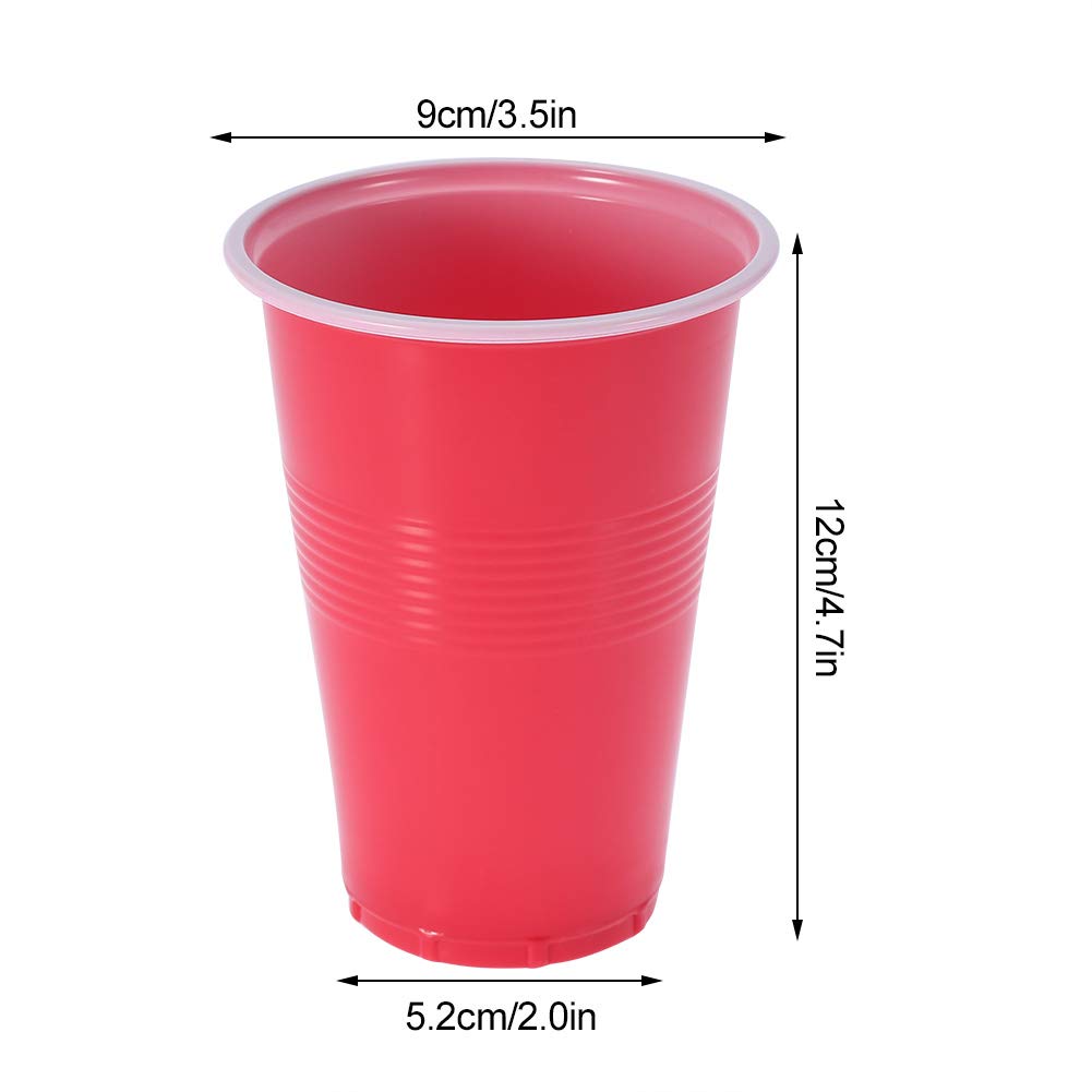 WNSC Beer Game Cup, Christmas Cup, 24 Ping Balls Eco-Friendly Red for Christmas