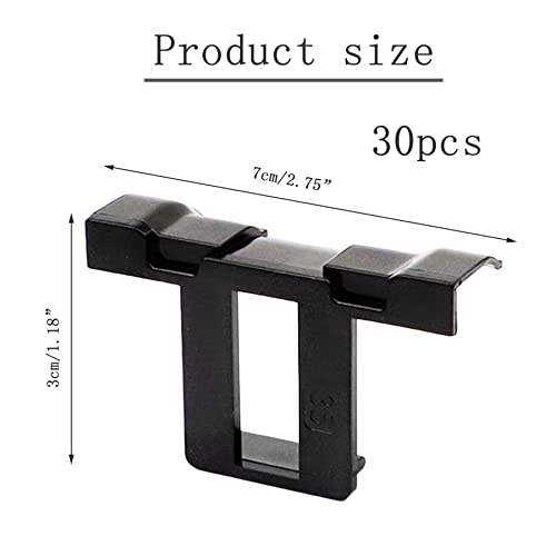 Solar Wind Power Parts Accessories Solar Panel Water Drain Clips 30Mm Pv Module Cleaning Clips For Water Drainage Photovoltaic Panel 30Pcs
