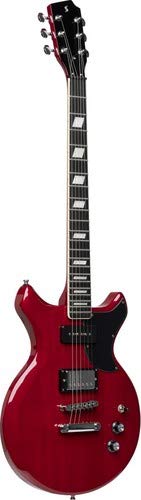 Stagg 6 String Solid-Body Electric Guitar, Right, Full (SVY DC TCH)