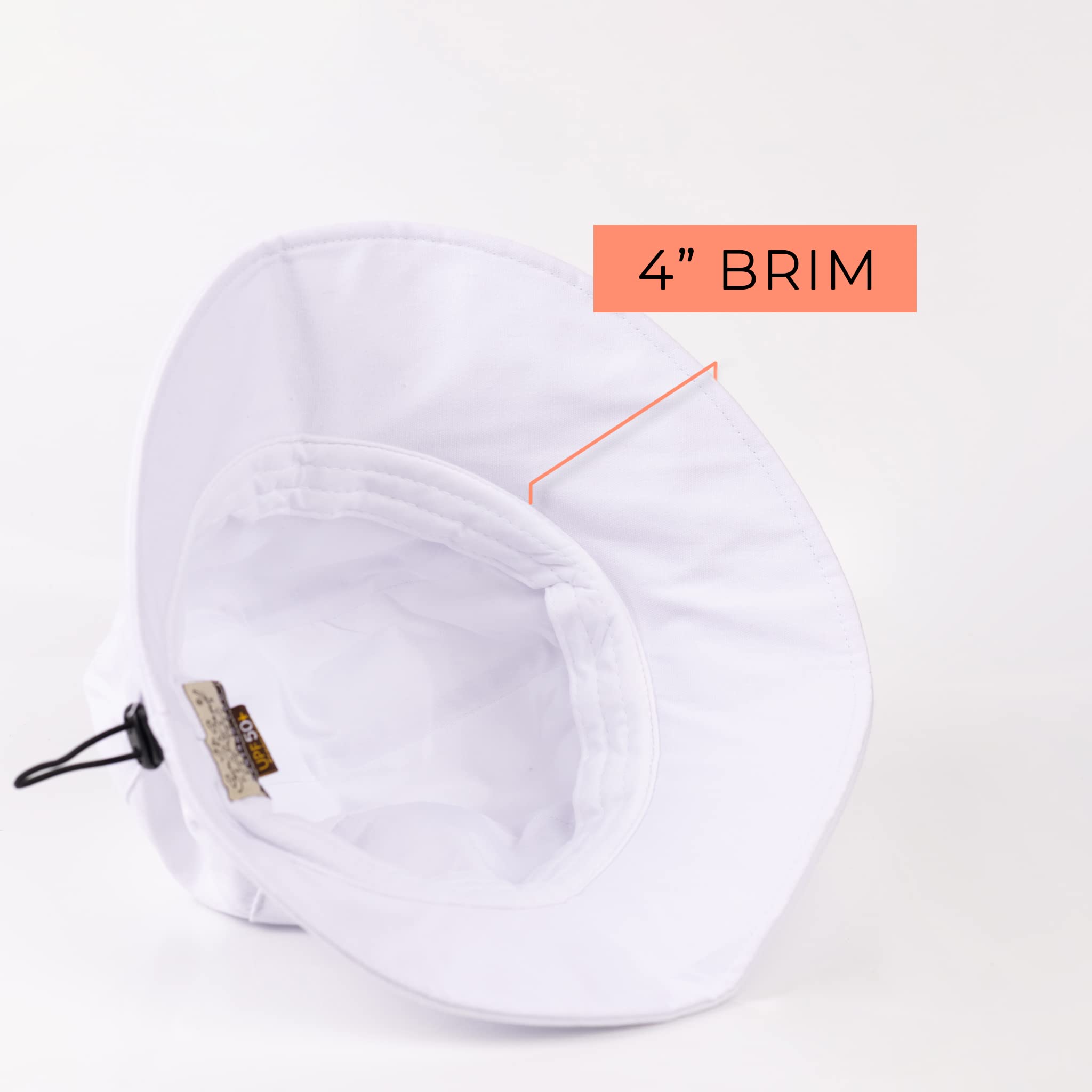 Sun 'N' Sand Packable Sun Hat Women - Cotton Summer Hat - Beach Hats for Women - Foldable Packable Hat with Drawstring - 3.5" Brim - Blue
