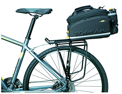 Topeak MTX Trunk Bag DXP Bicycle Trunk Bag with Rigid Molded Panels, 36x25x21.5-29cm , 1380ci, Black
