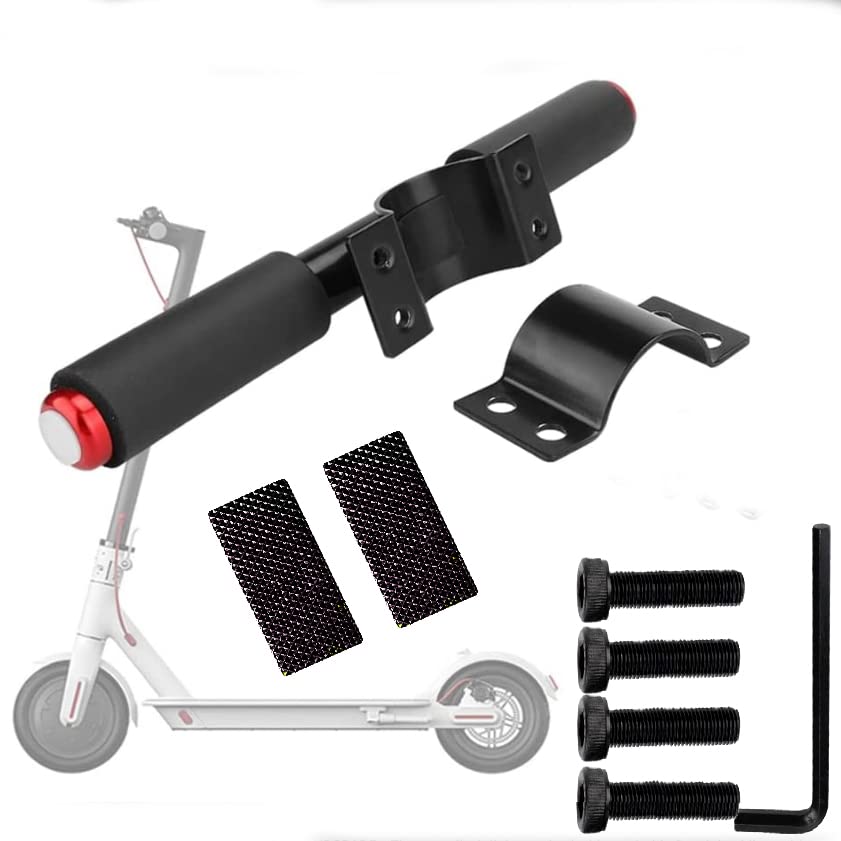 WELLSTRONG Kid Safe Handle Adjustable Grips Bar with Warning Light Replacement for Ninebot Segway ES1 ES2 ES3 ES4 Electric Scooter Children's Handrail - Black