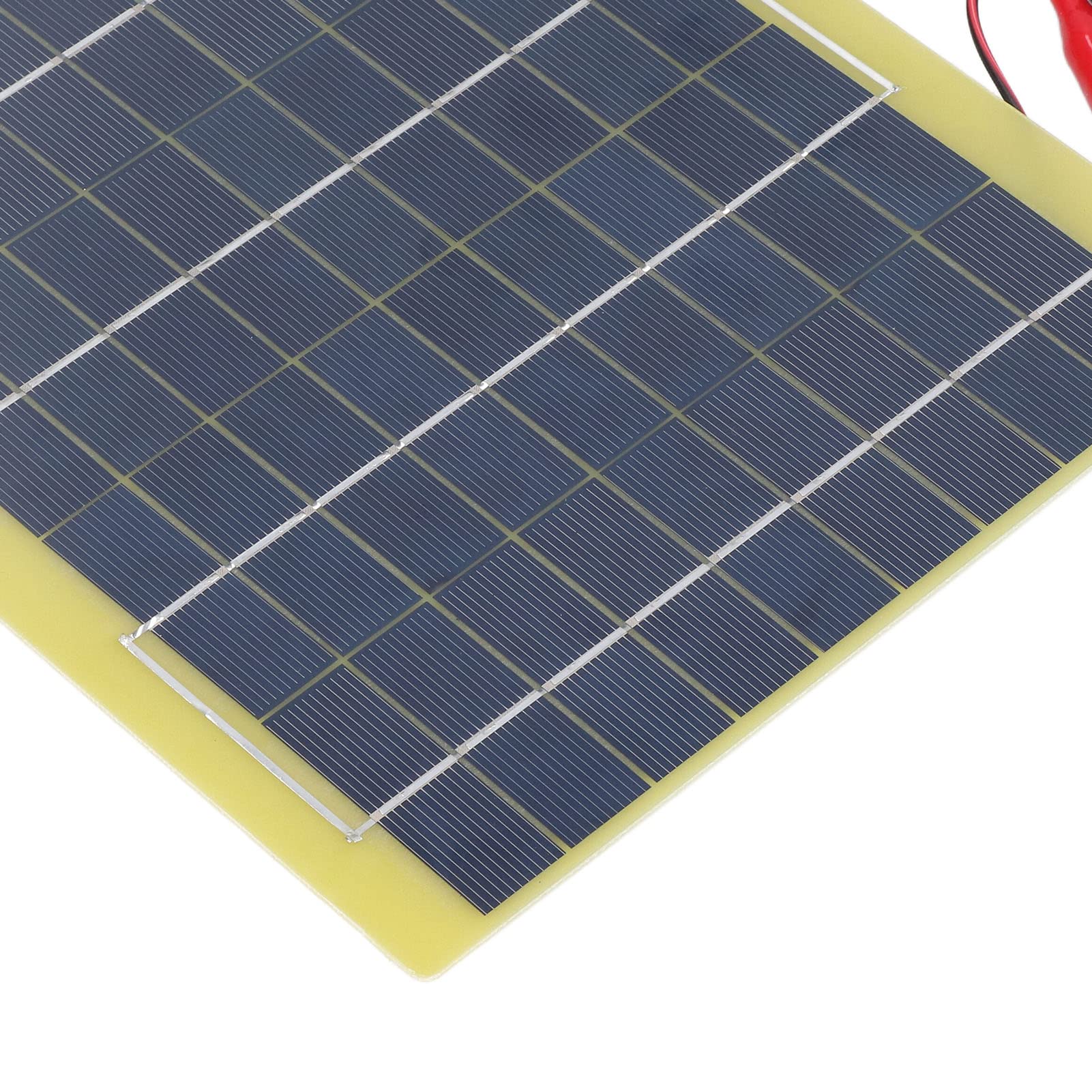 Solartable Solar Charger for Charging 12V Battery - High Conversion Efficiency, Low Light 5W 18V, Easy to Carry, Suitable Various Power Electrical