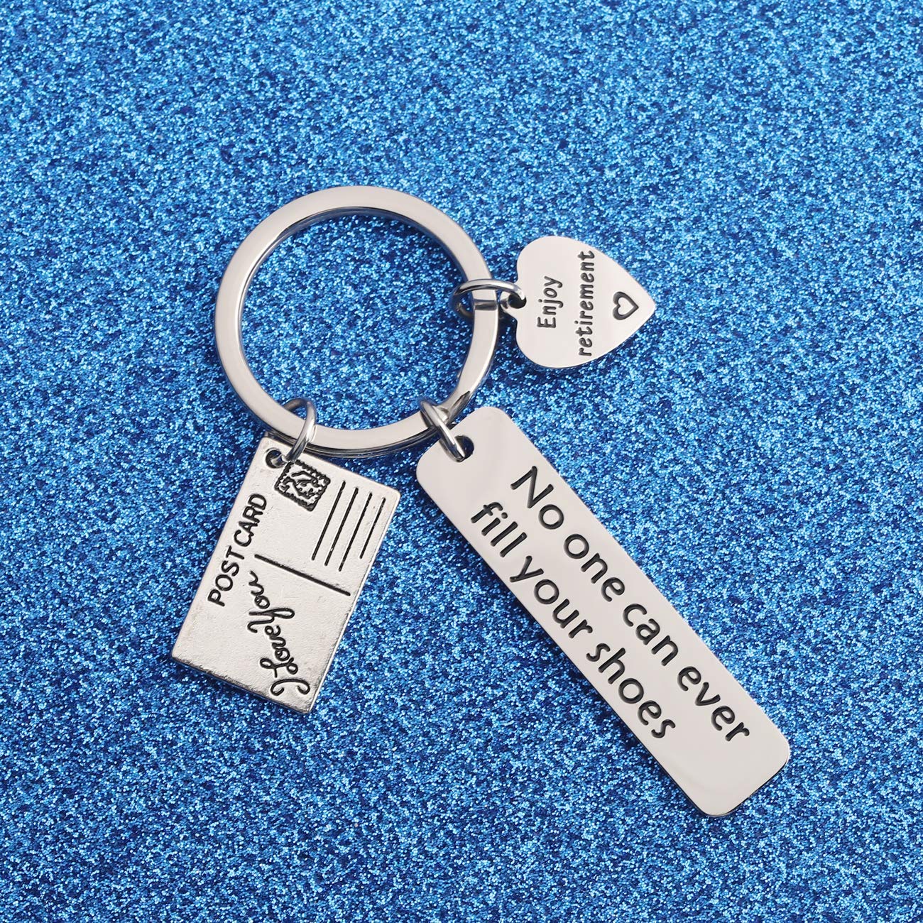 WUSUANED Mail Carrier Retirement Keychain RetirementGift for Mail Carrier Postal Worker