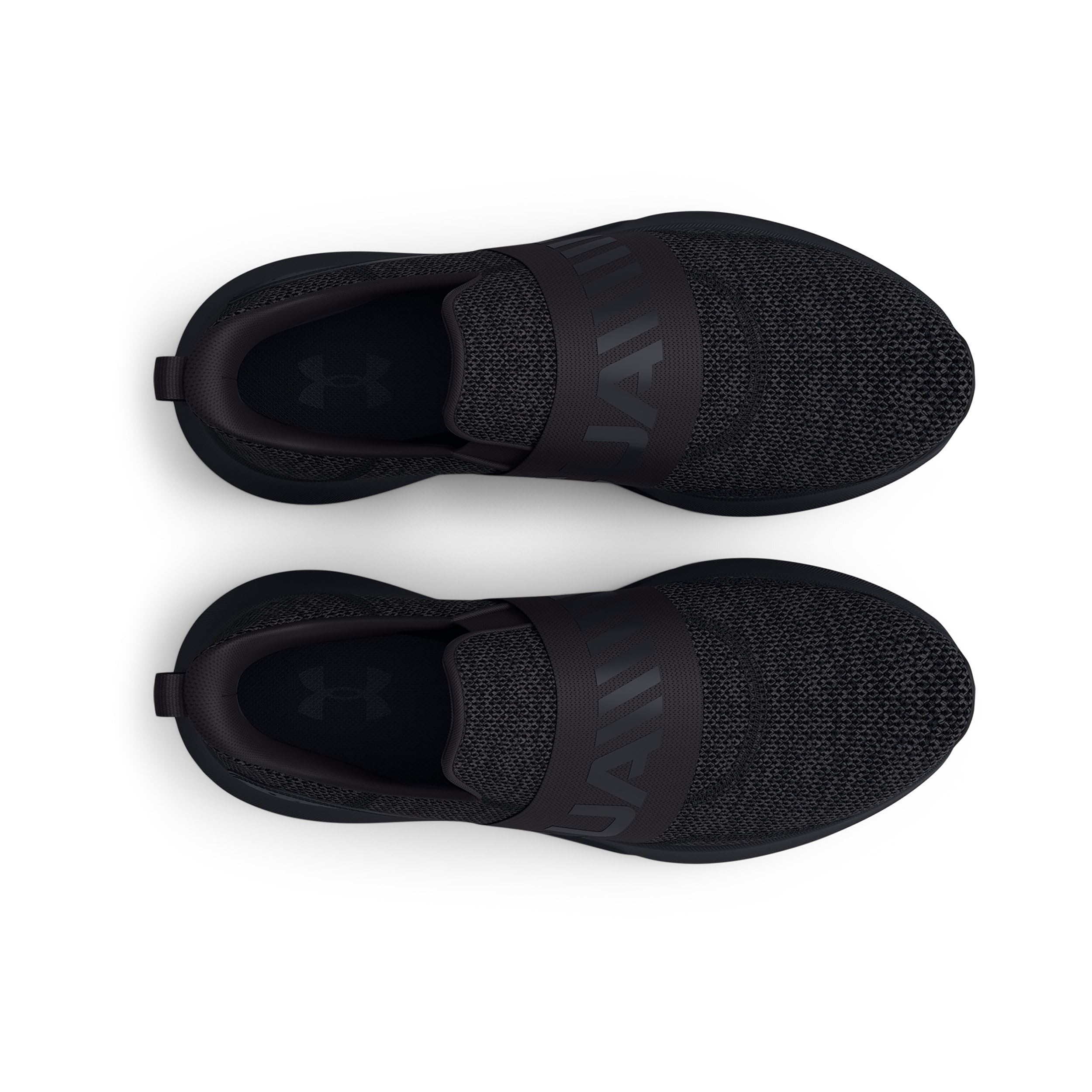 Under Armour Men's Surge 3 Slip On, (002) Black/Black/Black, 10, US