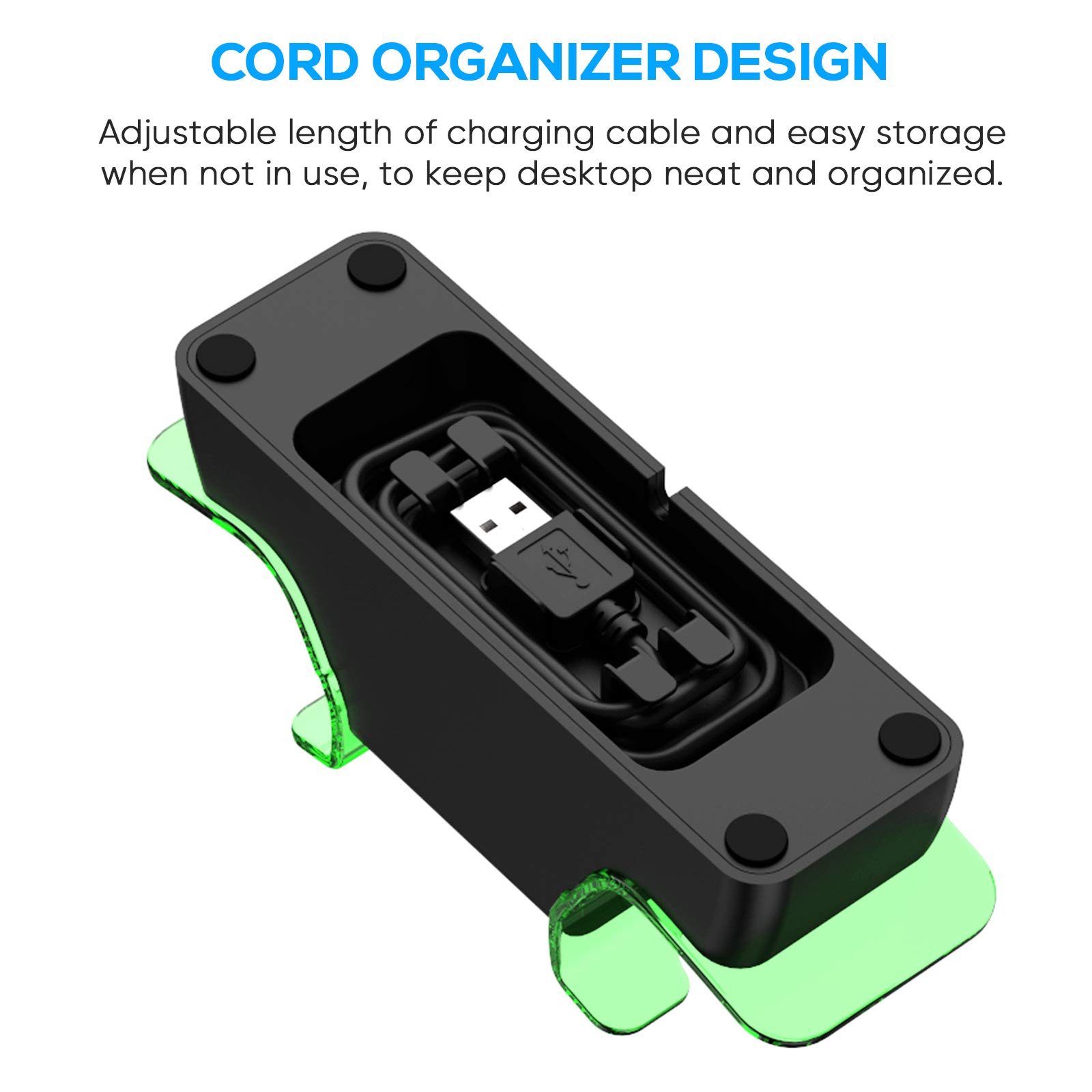 Upgrade Charging Station with 1400mAh Rechargeable Battery Compatible with Xbox Series X/S, YUANHOT Controller Charger with 2 Pack Batteries (NOT Compatible with Xbox One S/X)