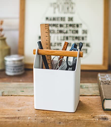 YAMAZAKI home Pen Stand, White