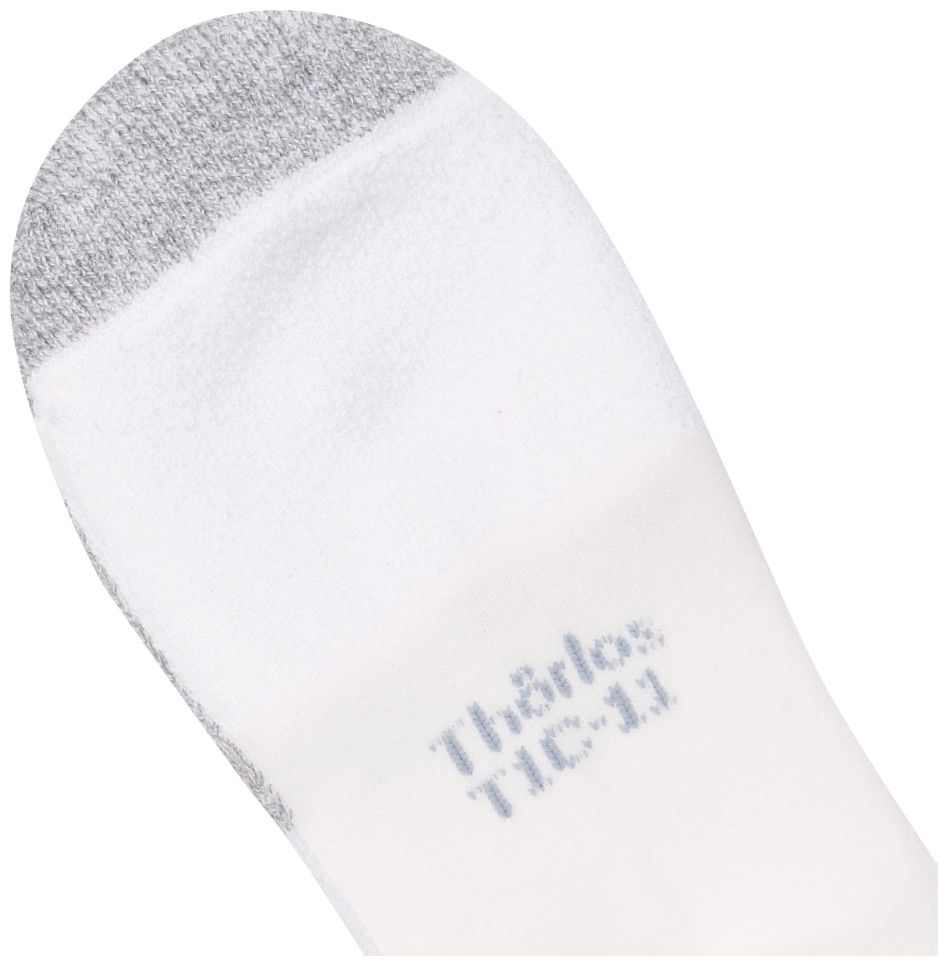 Thorlos Unisex T1CCU Tennis Thin Padded Low Cut Sock, White, Small