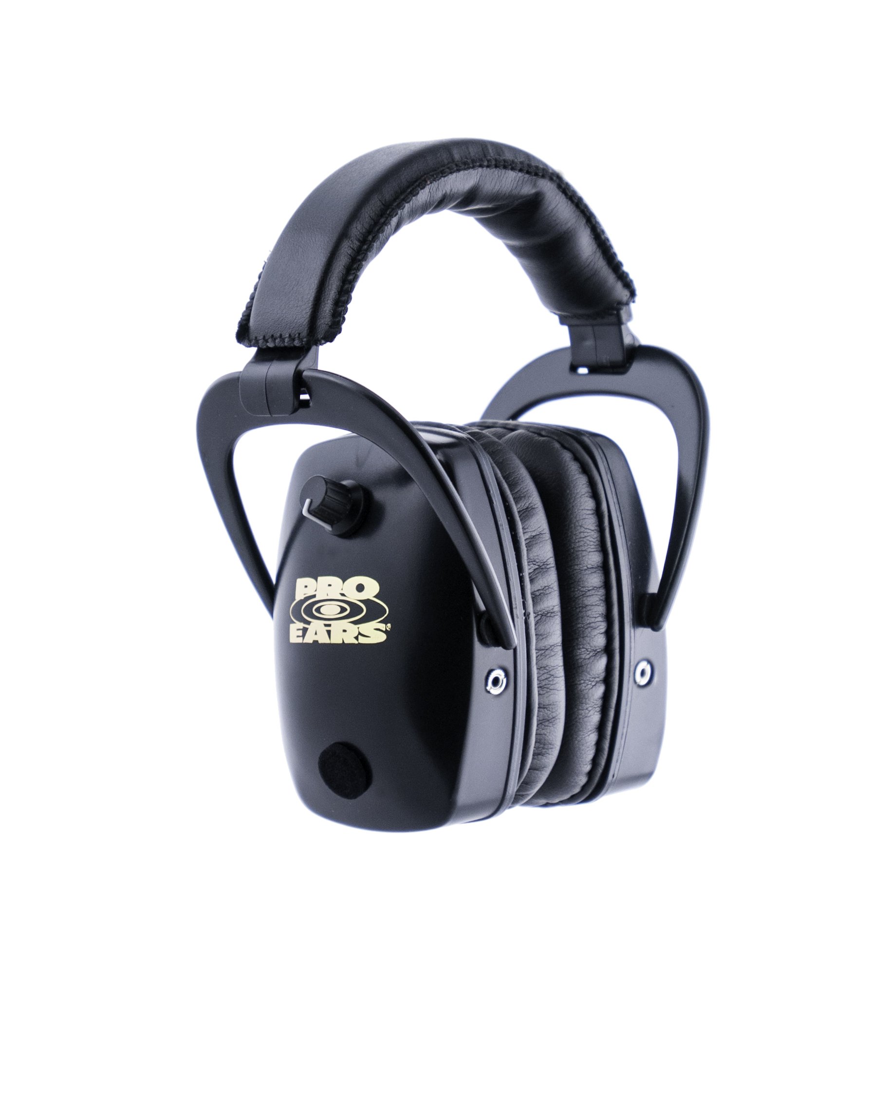 Pro Ears - Pro Slim Gold - Electronic Hearing Protection and Amplification - NRR 28 - Ear Muffs - Black