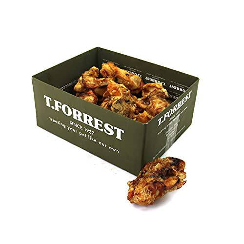 T. Forrest Beef Tail Marrow Dog Bones 4" (9 Pack) Natural Grass Fed Made in UK