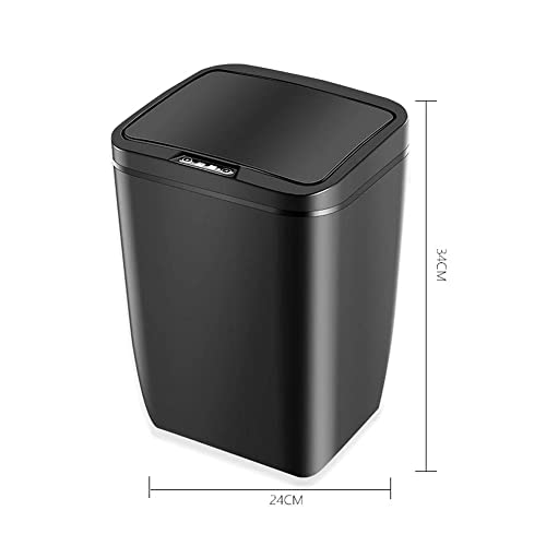 sgzyl Automatic Touchless Trash Can Intelligent Induction Motion Sensor Trash Can Recycle Bin Kitchen Garbage Car Trash