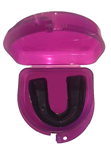 Zumoe Lacrosse Mouthguard Case Retainer Case - Lacrosse Sticks (Purple)