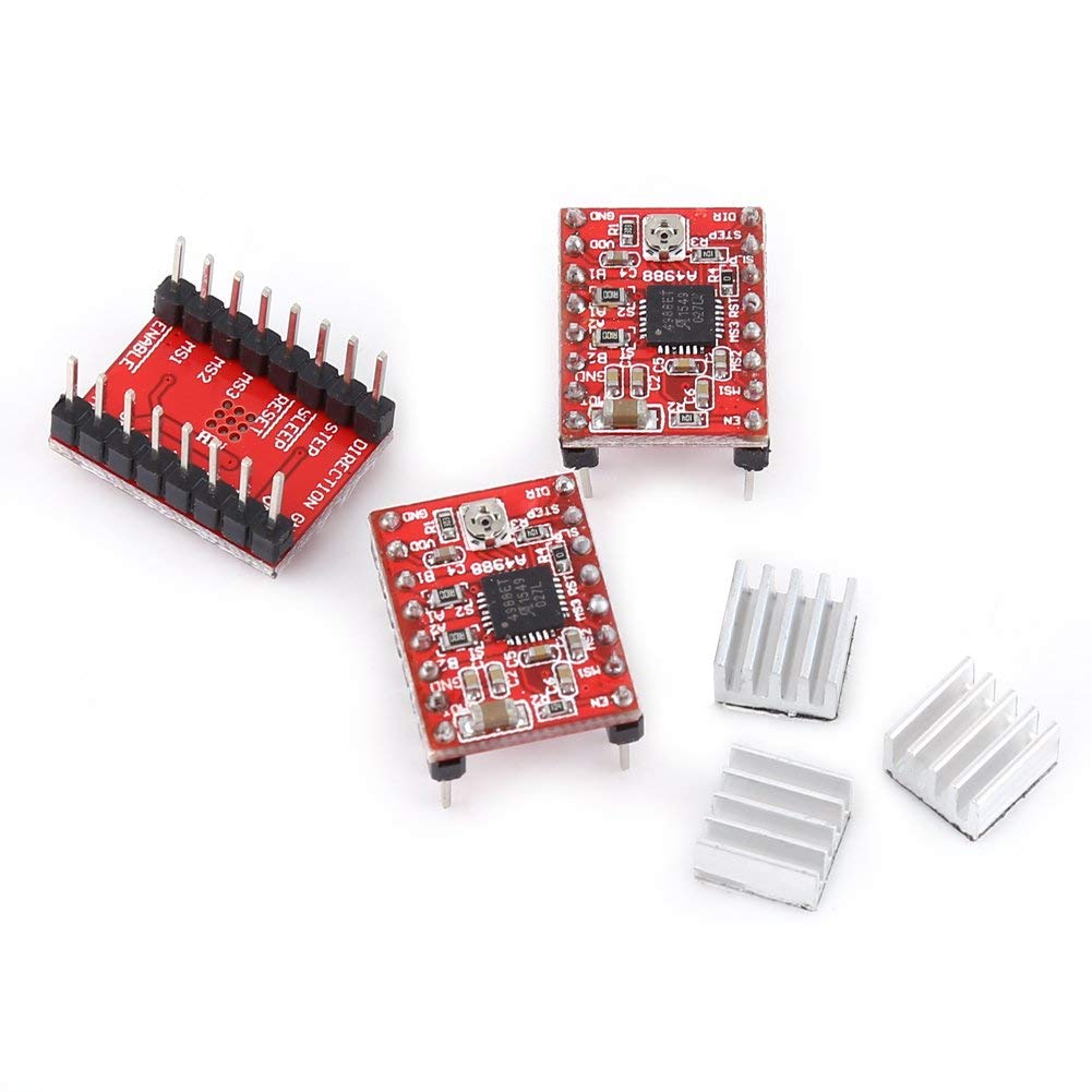 WINGONEER CNC Shield V4+ with Nano 3.0 A4988 Stepper Motor Driver Board for Arduino