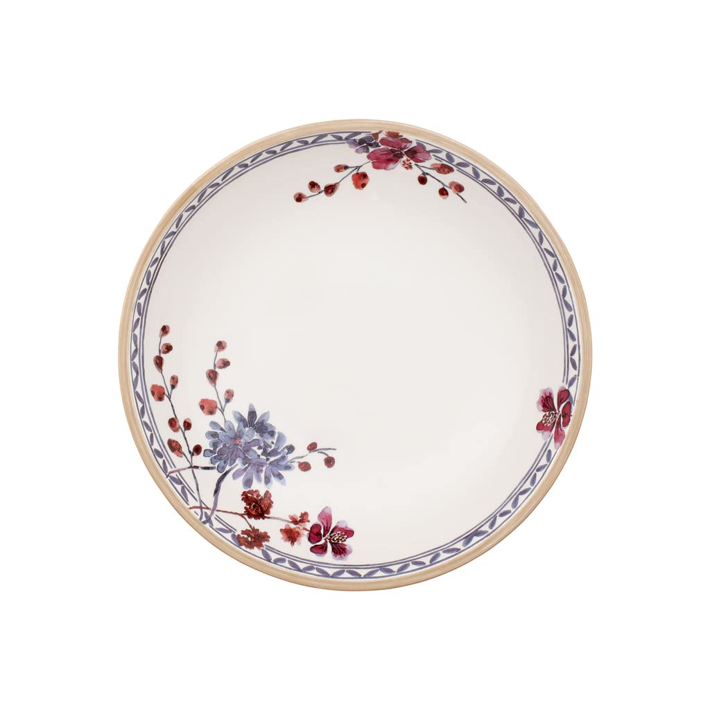 Villeroy & Boch Artesano Provencal Lavender Pasta Bowl, 37 oz/9.25 in, White/Multicolored