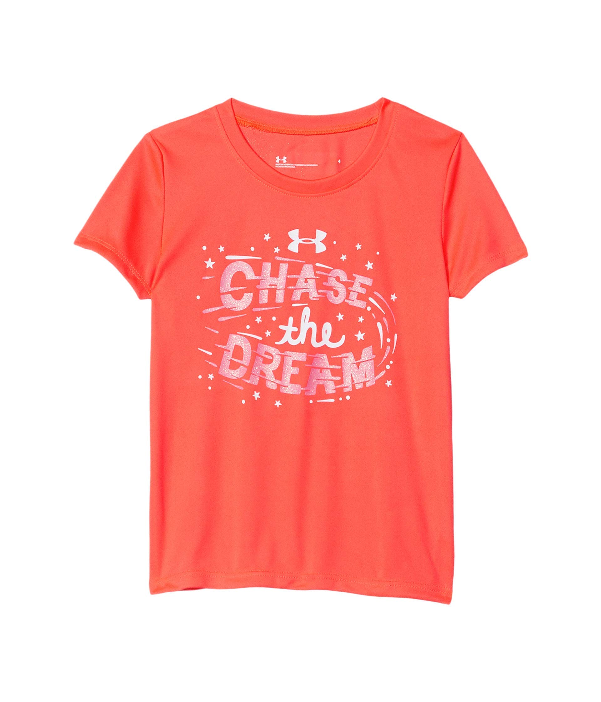 Under Armour Toddler Girl's UA Chase The Dream SS Shirt, Beta, 2T