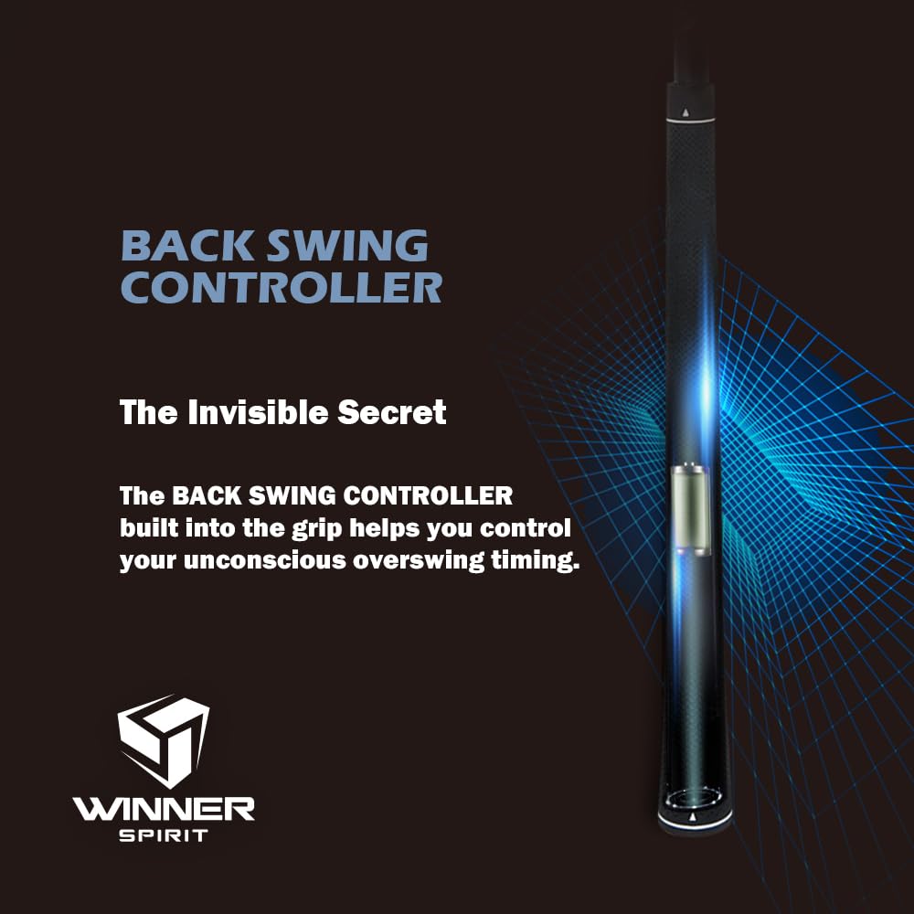 WINNER SPIRIT Miracle 201/201v3 Golf Swing Trainer Training Aid Adjustable Speed Controller Power Up Increase Distance Warmup Warm Up Practice Stick Rhythm Tempo (1st Generation)