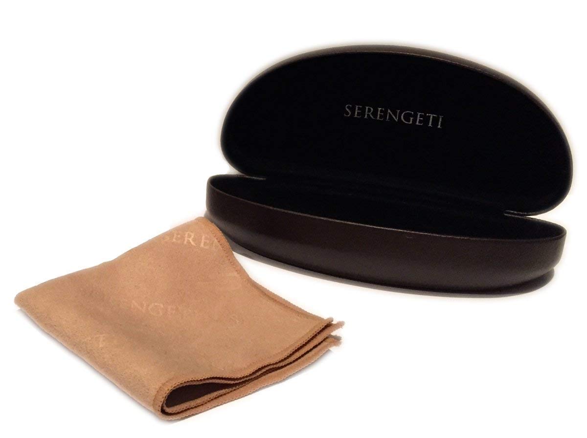 Serengeti Carrara 8453 Satin Dark Gun, Non Polarized Drivers Gradient Lenses