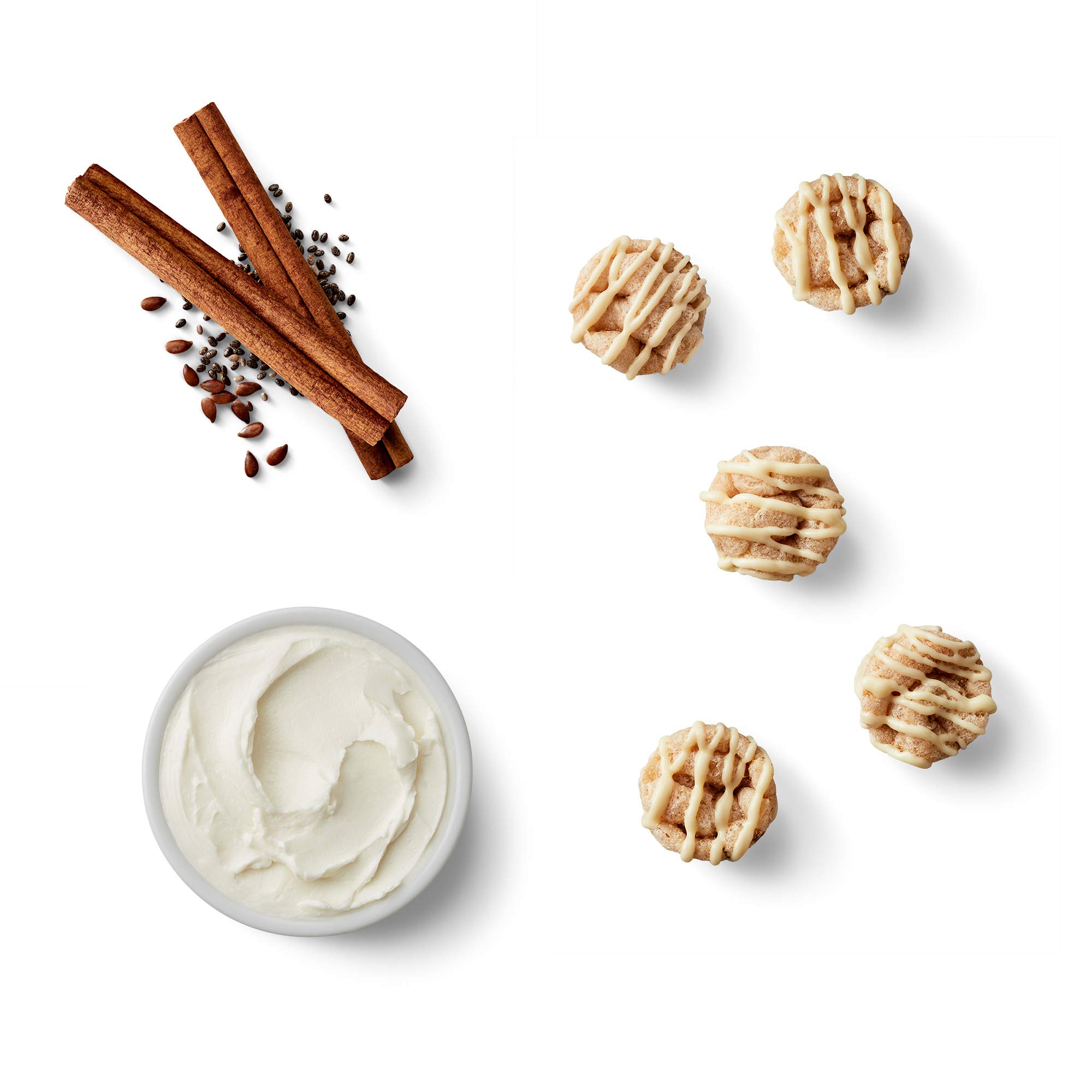 WW Iced Cinnamon Puffs - Gluten-free, 2 SmartPoints - 4 Boxes (20 Count Total) - Weight Watchers Reimagined