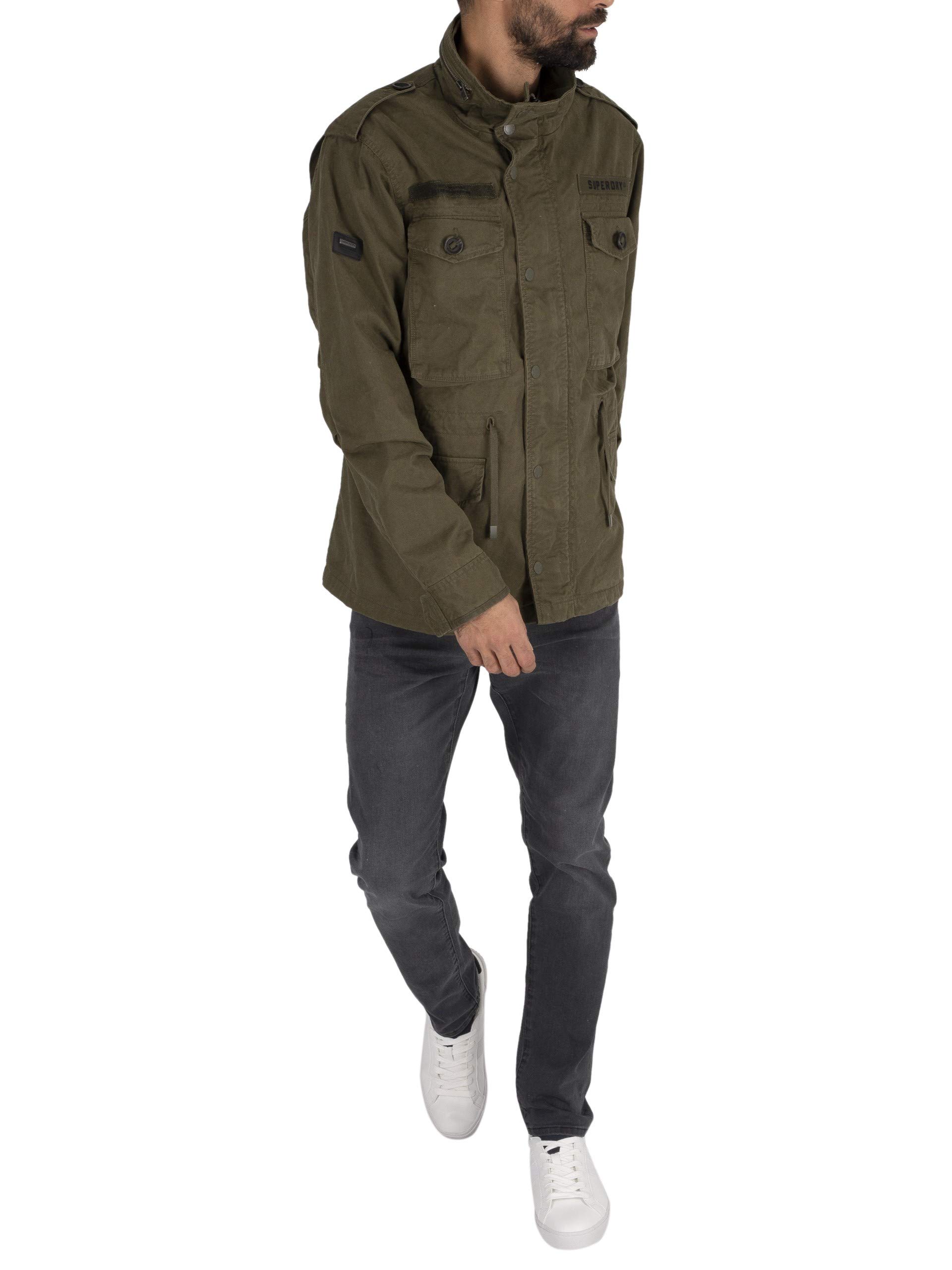 Superdry Mens Rookie Field Jacket Ivy Green Size M