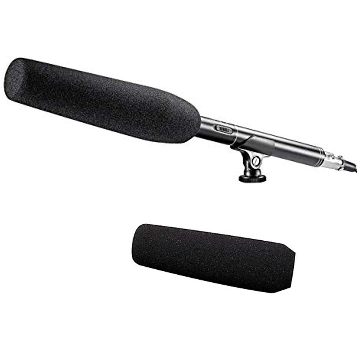 Pro Shotgun Super Uni-Directional Condenser Microphone Kit for Canon, Nikon, Fuji, Sony, Panasonic, Samsung and Olympus Digital SLR Cameras