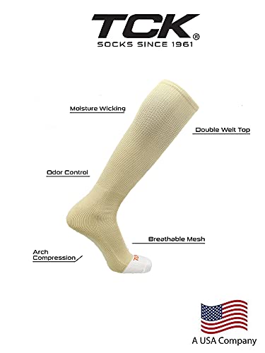 TCK Prosport Performance Tube Socks (Vegas Gold, Medium)