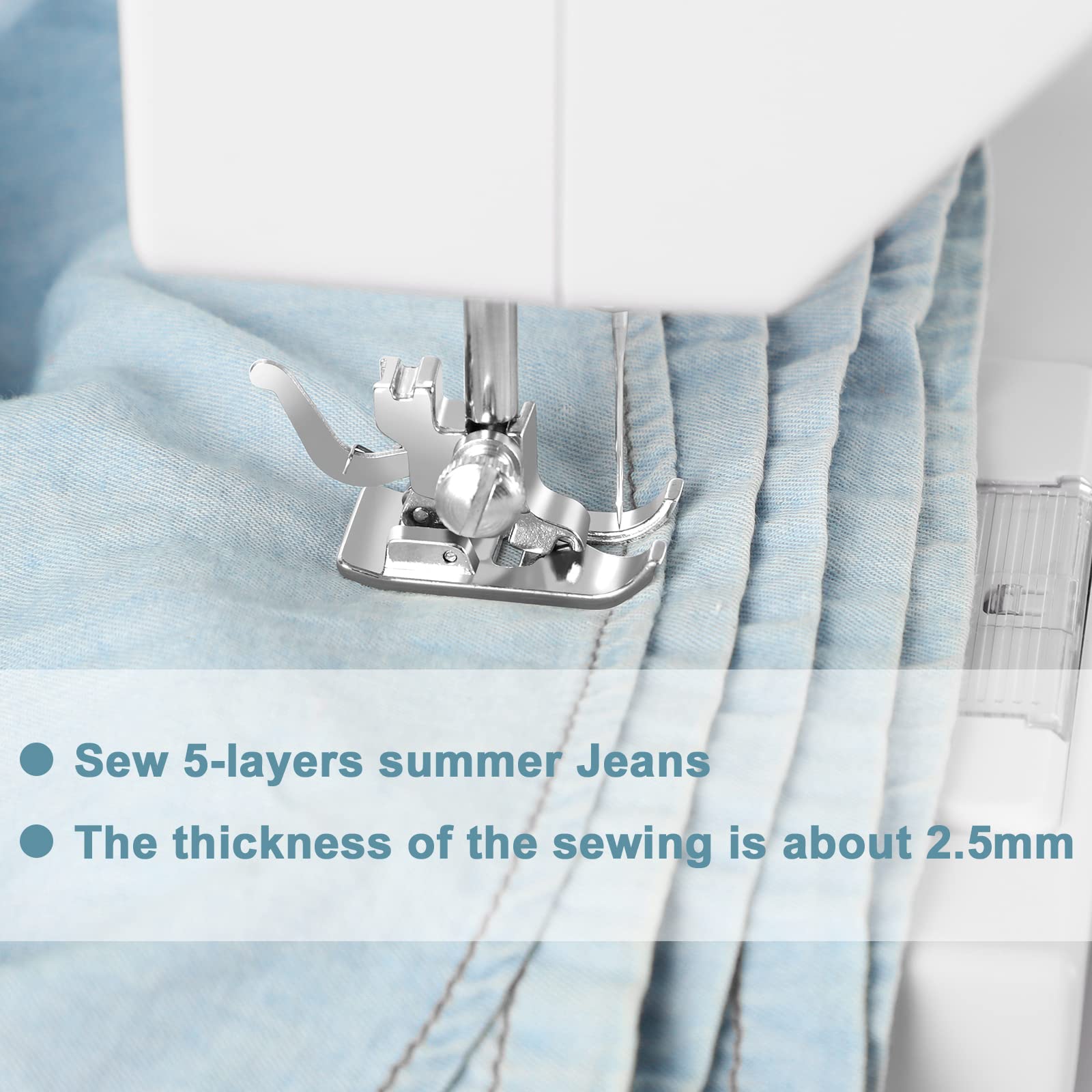 Sewing Machine for Beginners Mini Portable Sewing Machine with 12 Built-In Stitches Heavy Duty Handheld Electric Sewing Machine for Kids, Adjustable Speed & Great for Beginners, Grey