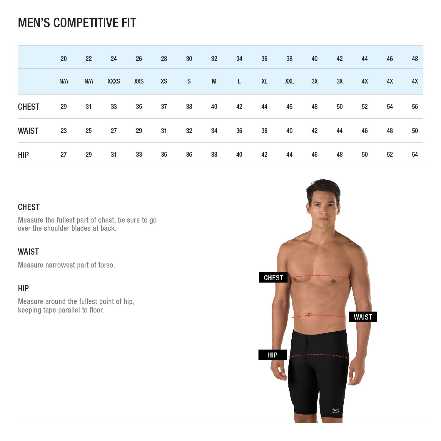 Speedo Men's Swimsuit Jammer Endurance+ Splice Team Colors , Black/Red Splice, 28