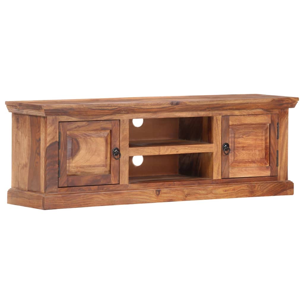 THYUOVAI TV Cabinet,Sideboard Lowboard Media Console Cabinet HiFi Cabinet Tv Table Suitable for Living Room,Bedroom,Closet,Hallway,Foyer,Office 47.2"x11.8"x15.7" Solid Sheesham Wood