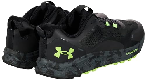 Under Armour Men's Charged Bandit 2, (102) Jet Gray/Black/Lime Surge, 12, US