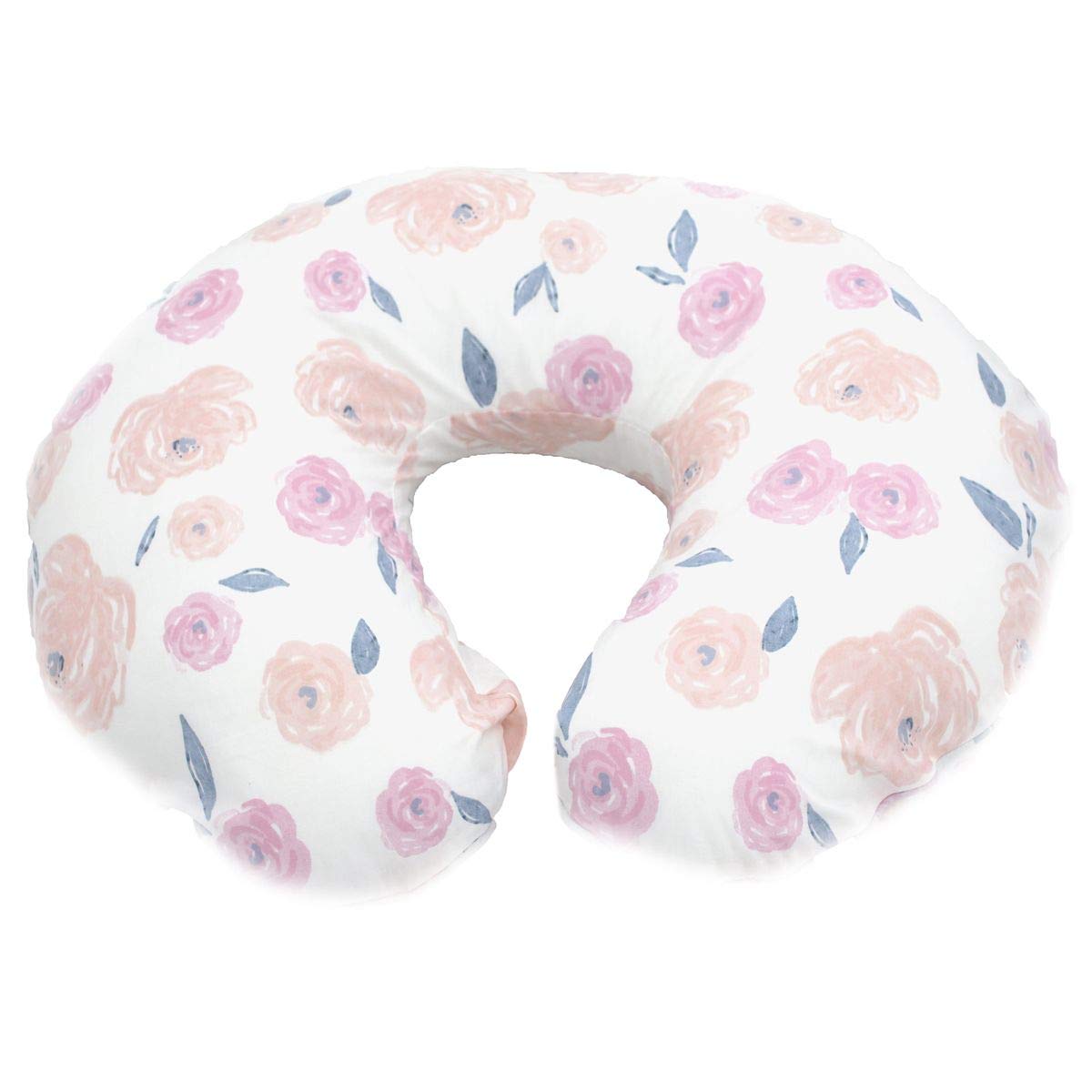 Watercolor Floral Rose Nursing Pillow Cover