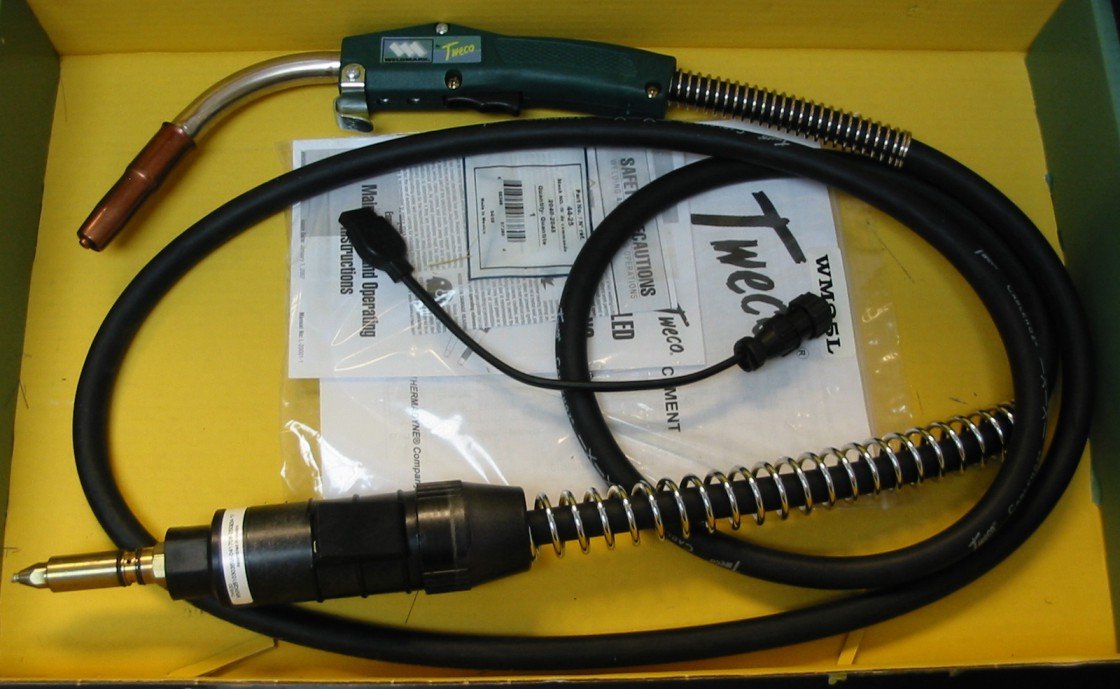 Weldmark 250A MIG Gun 10' .030"-.035" by Tweco replaces Miller M25