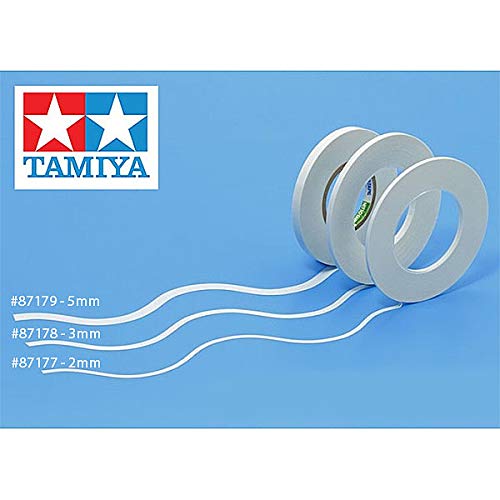 Tamiya [Set of 3 Masking Tape for Curves 2mm & 3mm & 5mm from Japan