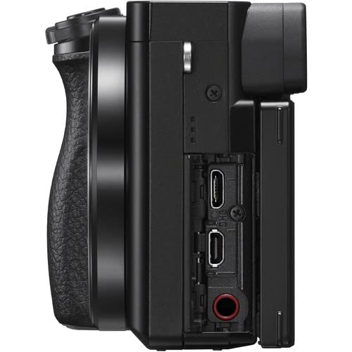 Sony Alpha a6100 Mirrorless Camera with Sony E 16-50mm f/3.5-5.6 OSS Lens 64Gig Momory Cards+Lens+Case+Photo Software(28PC) Bundle