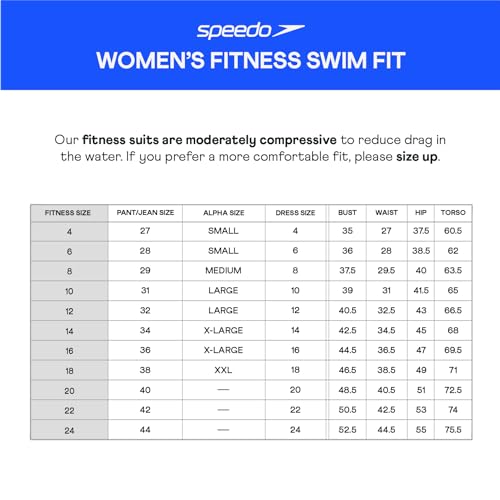 Speedo Women's Swimsuit One Piece PowerFlex Ultraback Solid Speedo Navy, 10