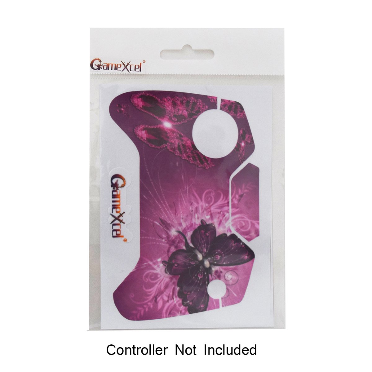 Skins Stickers for Xbox One Games Controller - Custom Orginal Xbox 1 Remote Controller Wired Wireless Protective Decals Covers - High Gloss Protector Accessories - Lavender Butterfie