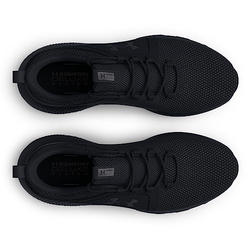 Under Armour Men's Charged Decoy Running Shoe, (002) Black/Black/Black, 9.5