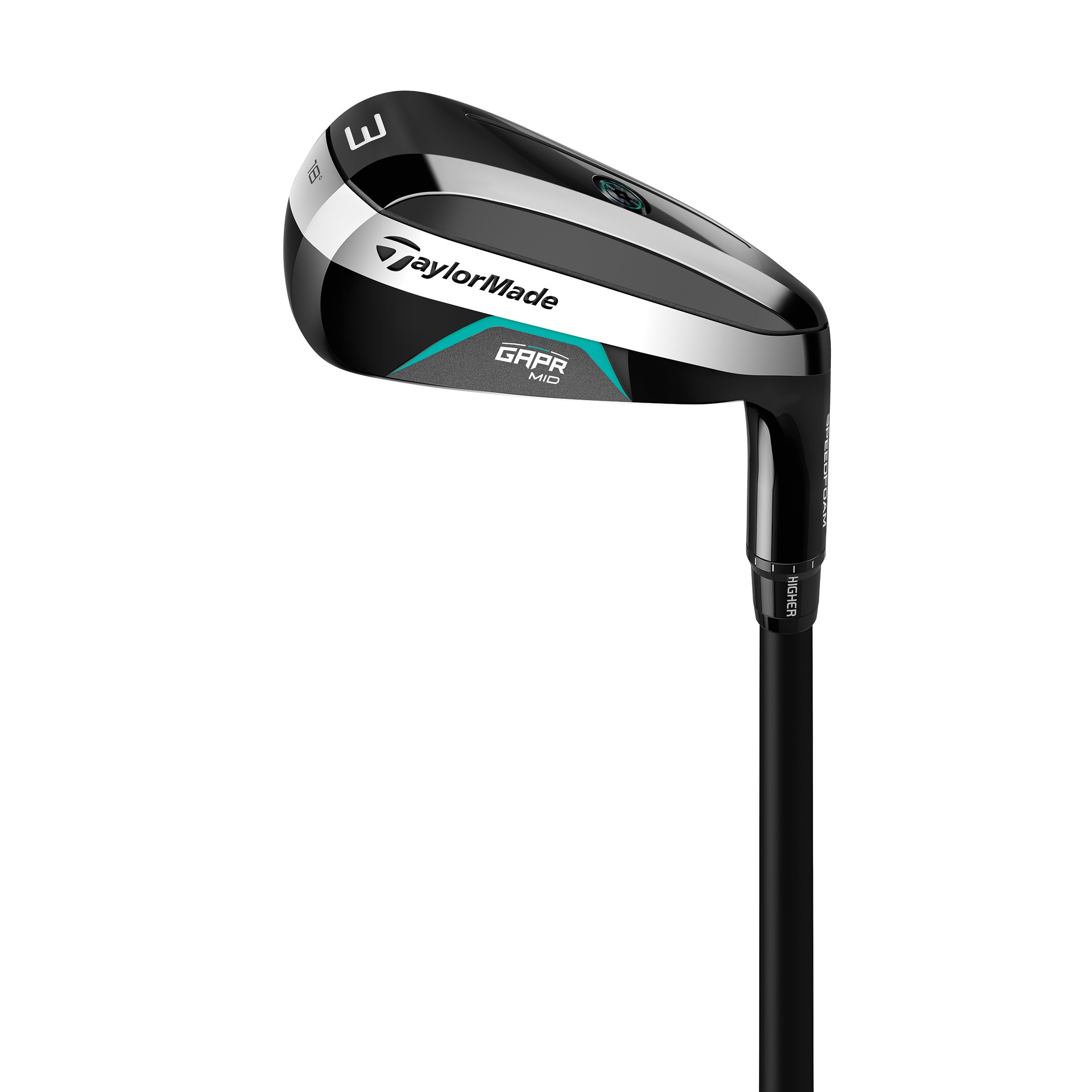TaylorMade GAPR MID Golf Club (Right Hand, Graphite, Stiff Flex, 4-21)