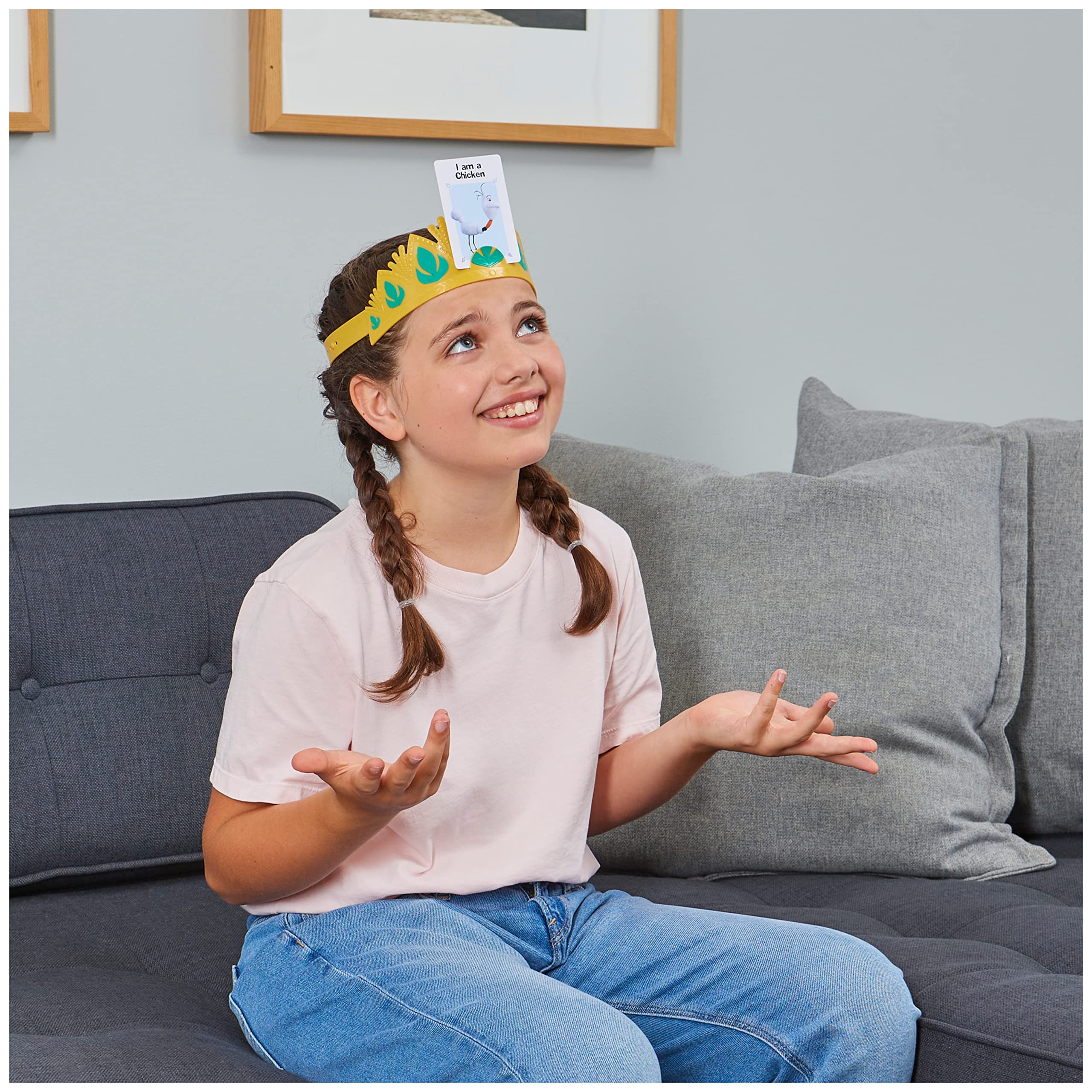 Spin Master Games Hedbanz Disney Princess Game with Hedbanz Frozen Game 2-Pack Bundle, Classic Question Game for Kids and Families, Ages 6 and up, Amazon Exclusive