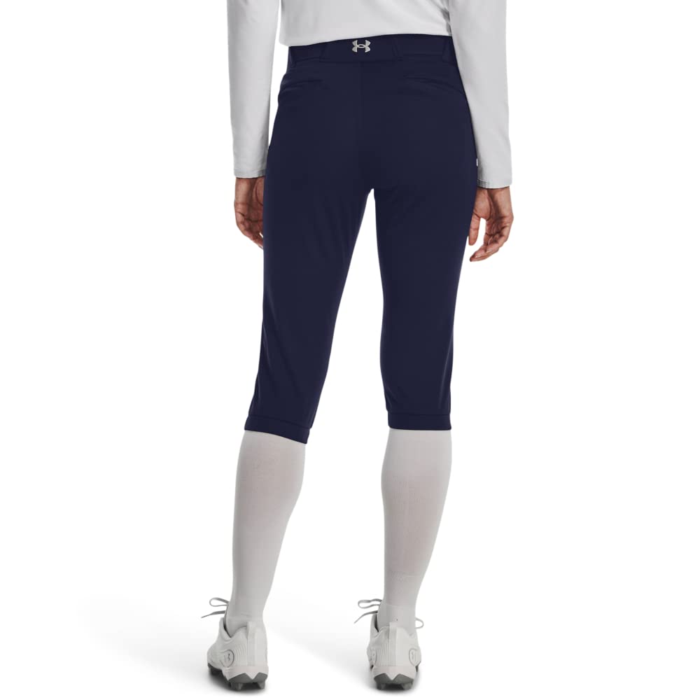 Under Armour Womens Utility Softball Pants 22, (410) Midnight Navy / / Baseball Gray, X-Large