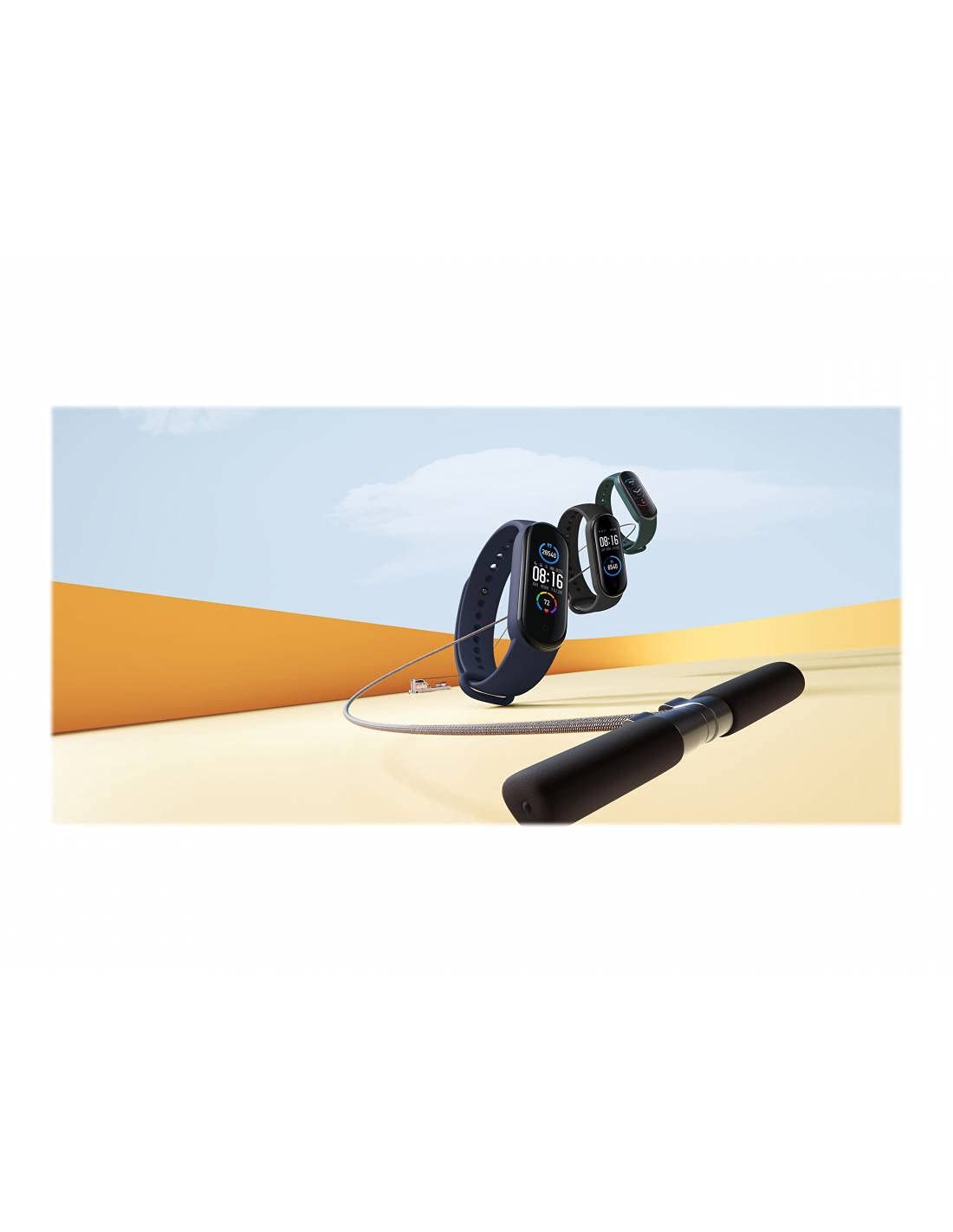Xiaomi Mi Band 5 Smart Wristband 1.1 inch Color Screen Miband with Magnetic Charging 11 Sports Modes Remote Camera Bluetooth 5.0 Global Version - Black