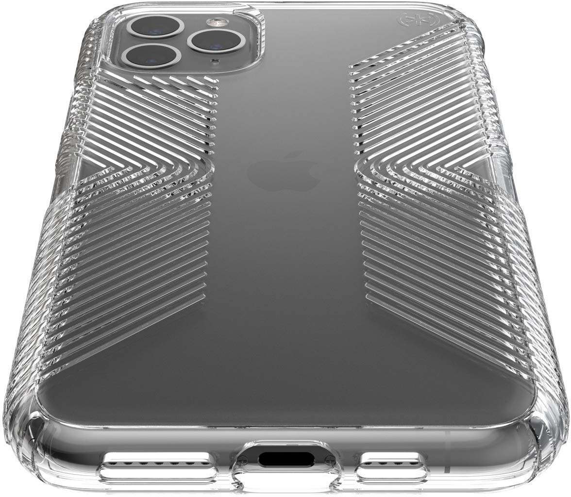 Speck Products Presidio Perfect-Clear with Grip iPhone 11 PRO Max Case, Clear/Clear (136509-5085)