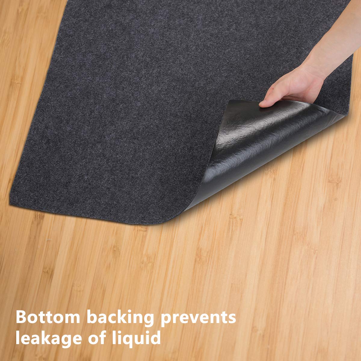 Under Refrigerators Mat,for floor surface/Absorbent mat Lightweight Washable Floor Mat,Protect refrigerators and floors,Multifunctional home appliance mat,back Non-slip (36"×60")